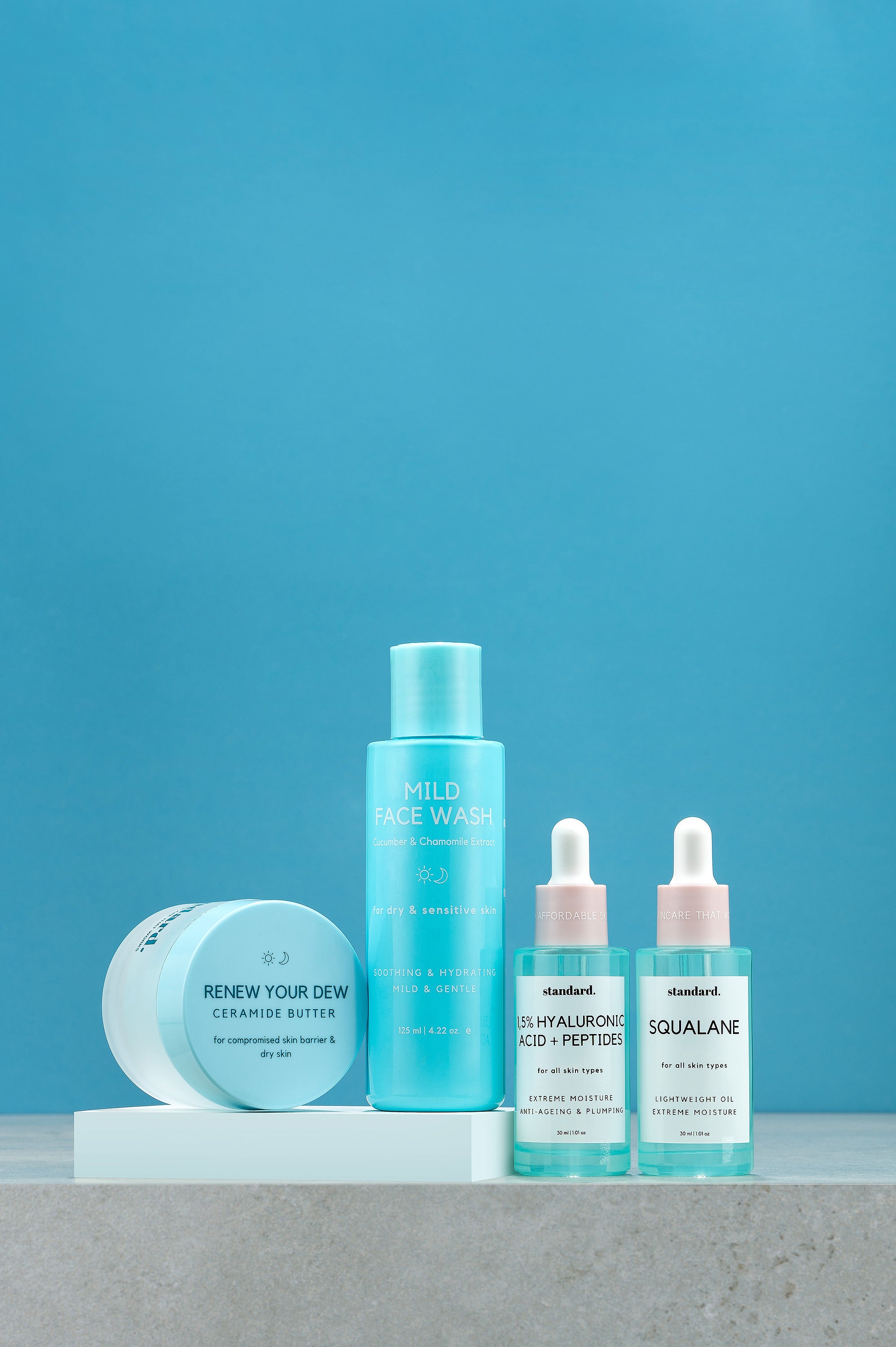 Dry skin/ hydration ( blue) – Standard Skin & Beauty