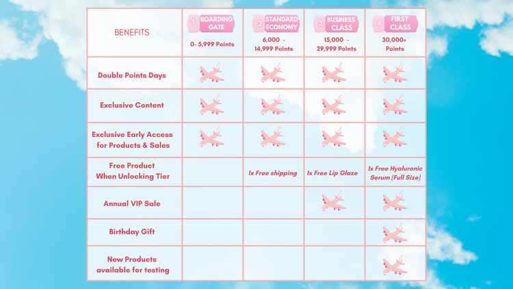 Pink Passport- Standard Rewards – Standard Skin & Beauty