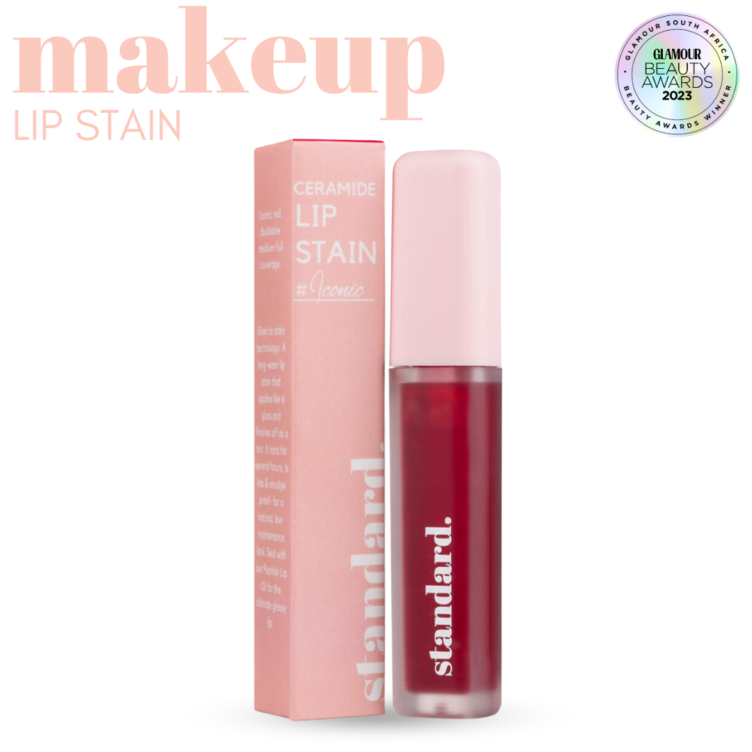 Iconic Lip Stain (Classic Red) – Standard Skin & Beauty