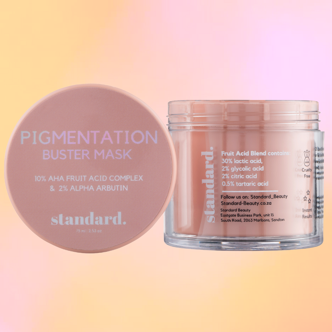 Pigmentation Buster Mask: 10% AHA Fruit Acid & 2% Alpha Arbutin ...
