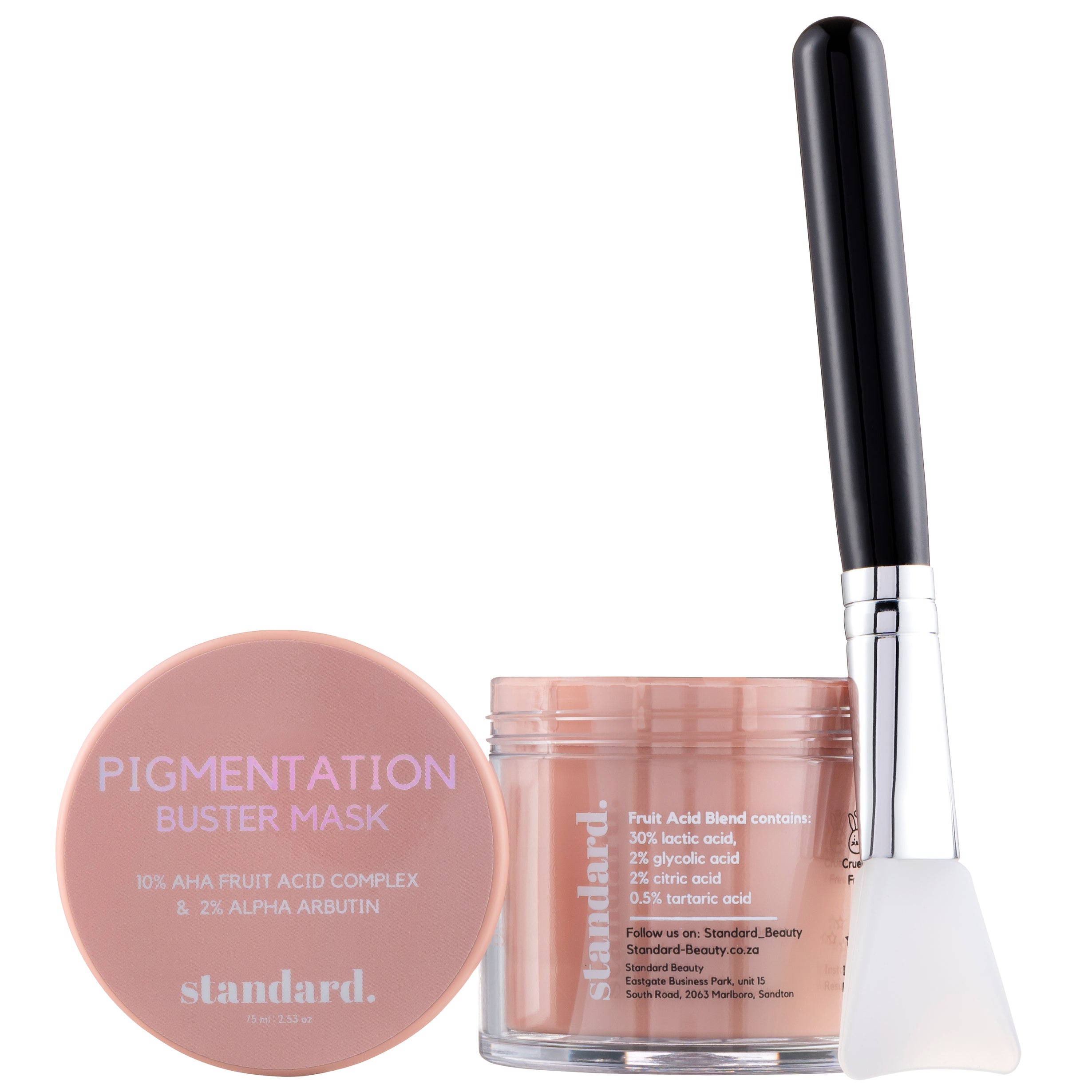Pigmentation Buster Mask: 10% AHA Fruit Acid & 2% Alpha Arbutin ...
